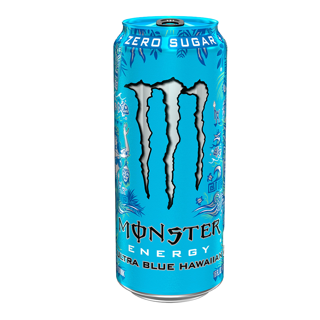 Monster Energy Ultra Blue Hawaiian 473ml – Energieblikjes.nl