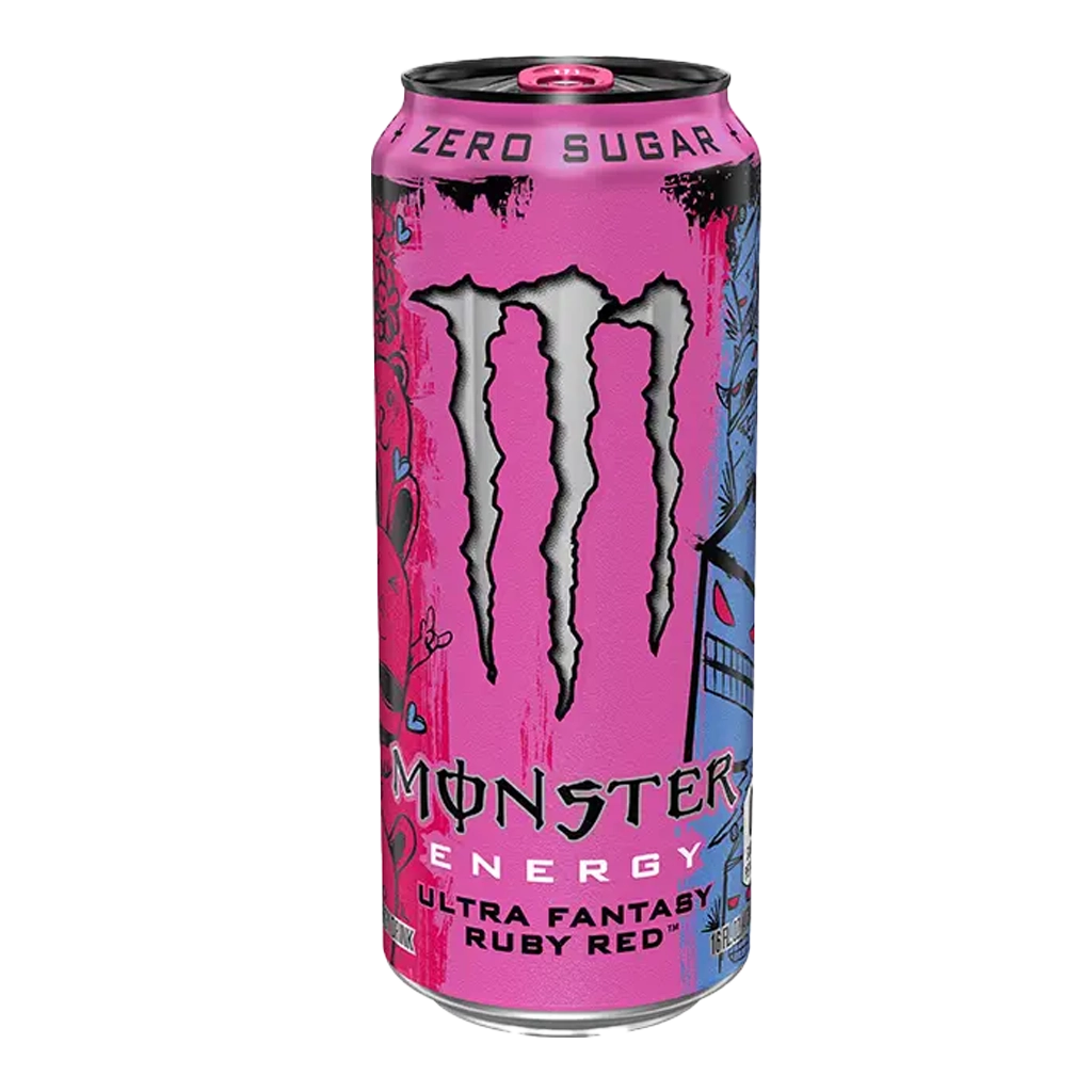 Monster Energy Ultra Fantasy Ruby Red 500ml – Energieblikjes.nl