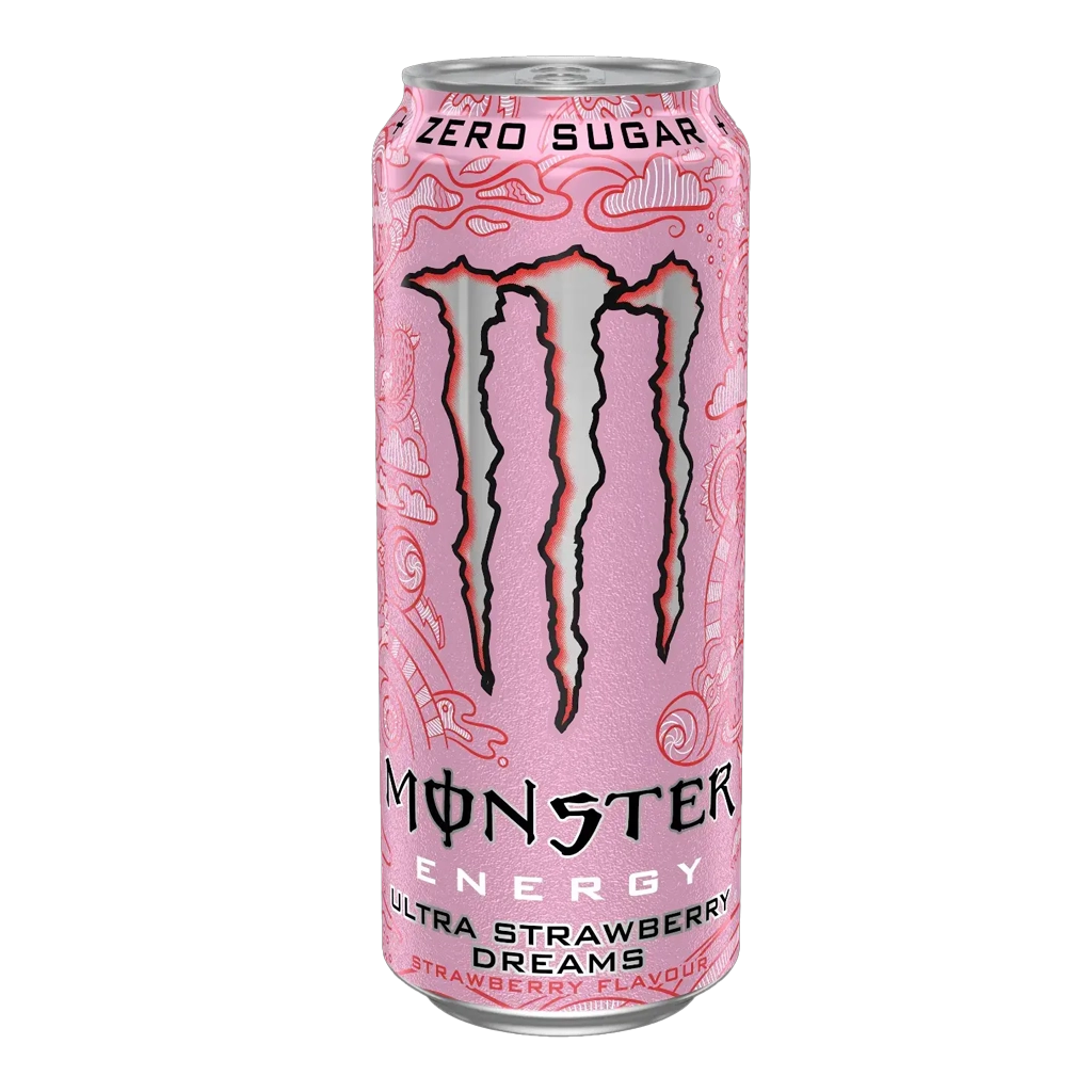Monster Energy Ultra Strawberry Dreams 500ml – Energieblikjes.nl